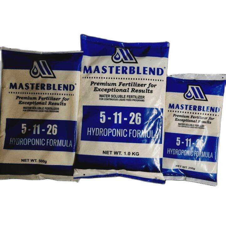 HYDROPONIC FORMULA | 5-11-26 NPK | Masterblend Premium Fertilizer for ...