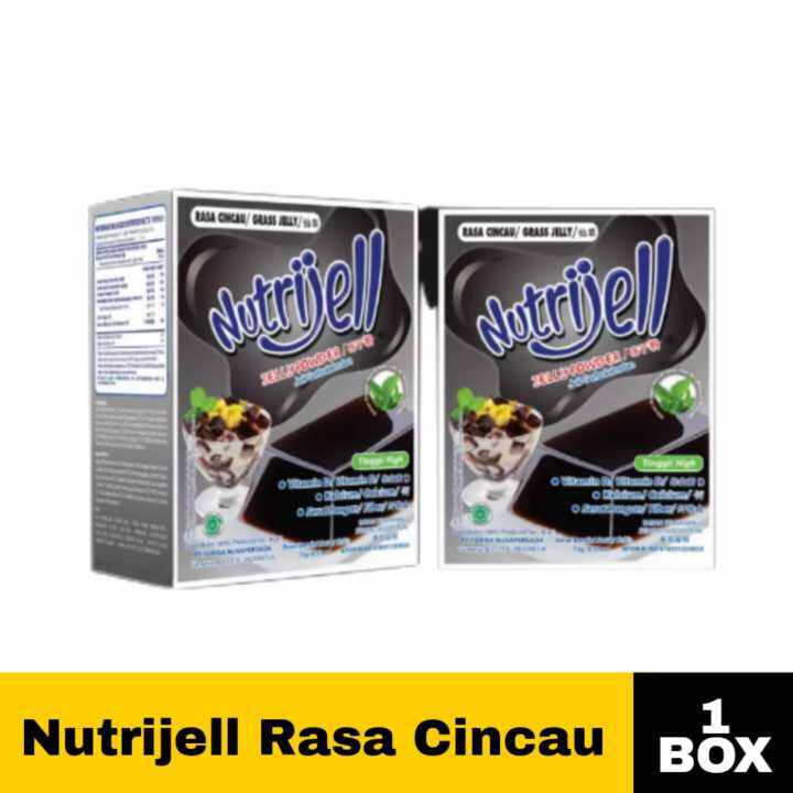 1 (satu box) Nutrijell Rasa Cincau Isi 12 Sachet 10g | Lazada Indonesia