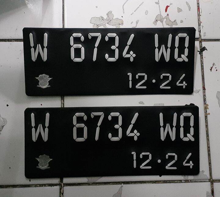 Variasi Plat Nomor motor Baut tanam modif 3 Proses Kilat Respon cepat ...