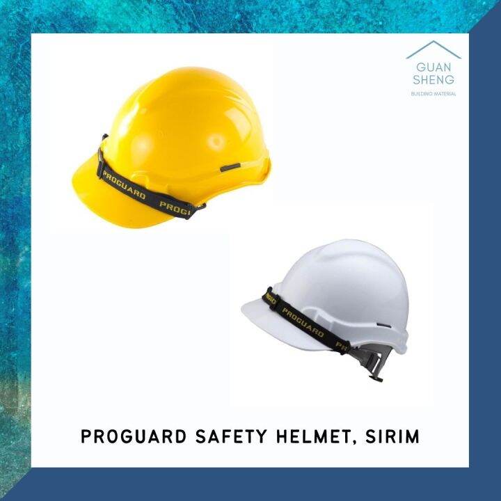 PROGUARD Safety Helmet, SIRIM, yellow/white | Lazada