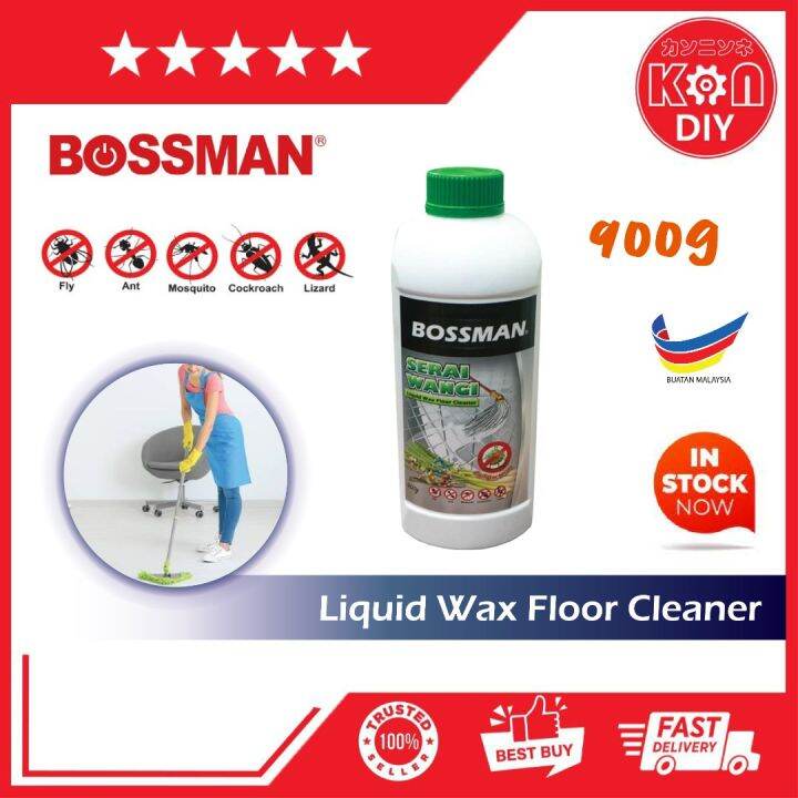 KNN-DIY BOSSMAN Serai Wangi Liquid Wax Floor Cleaner (900g) Anti ...