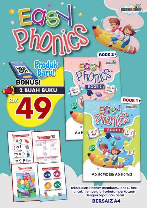 Easy Phonics Activity Books for Preschoolers - Phonics Sound Book ...