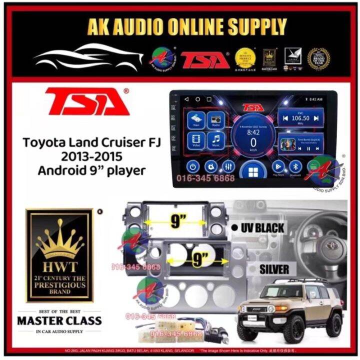 [ MTK 2+32GB ] TSA Toyota Land Cruiser FJ 2013 - 2015 Android 9'' inch ...