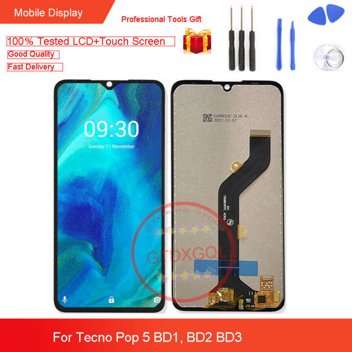 6.52 inches Best Working For Tecno Pop 5 BD1 BD2 BD3 LCD Display Touch ...