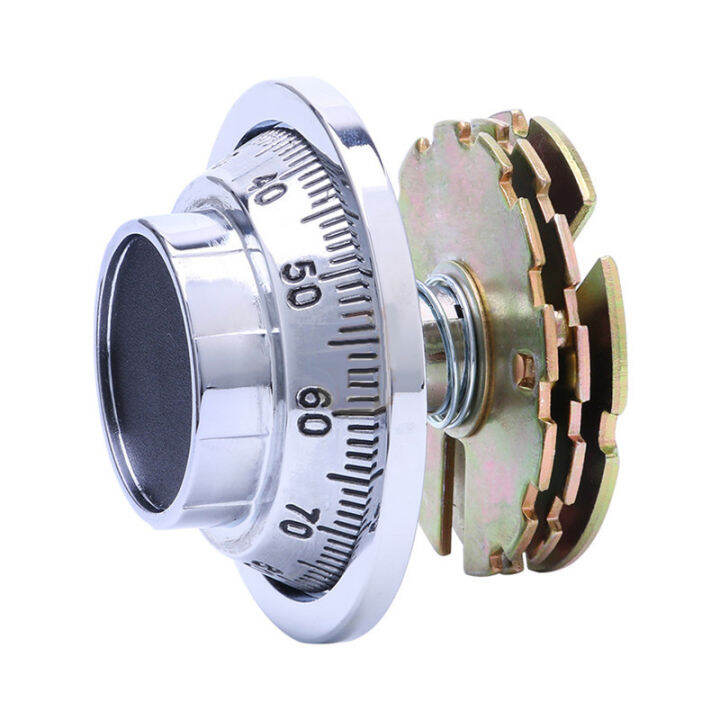 Antique Mechanical Combination Lock Safe BoxFiling cabinet Vault Dial ...