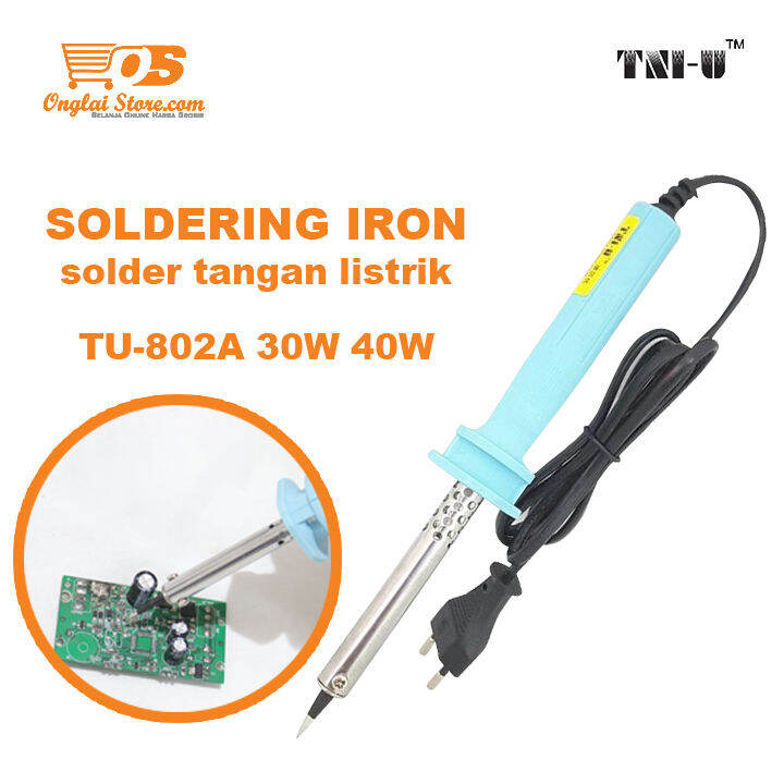 Solder Tangan / Solder Listrik / Soldering TNI-U TU-802A-30W | Lazada ...