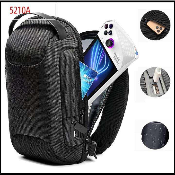 5210A ที่ชาร์จ USB ถุงเก็บสัมภาระ แข็งและแข็งแรง กระเป๋าเป้สะพายหลังอุปกรณ์เสริมเกม มือถือแบบมือ ...