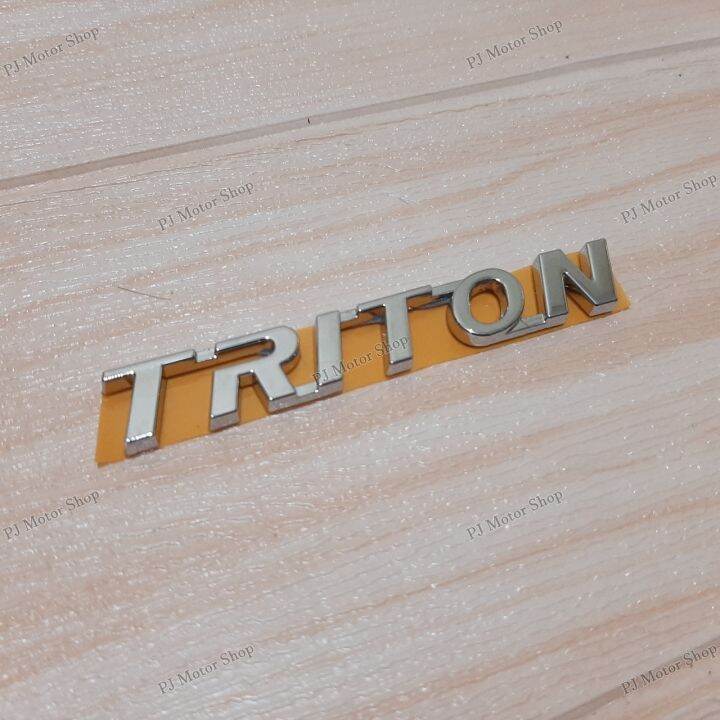 EMBLEM LOGO MITSUBISHI TRITON CHROME | Lazada Indonesia