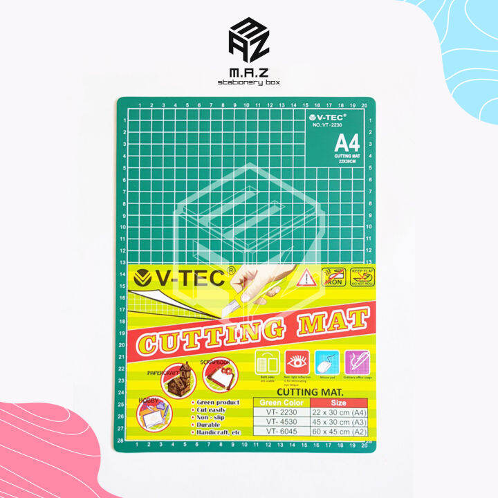 Alas Potong V-tec Ukuran A3/A4 / Cutting Mat Vtec A3 Dan A4 | Lazada Indonesia