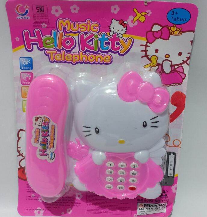 Mainan Telepon hello kitty kemasan plastik | Lazada Indonesia