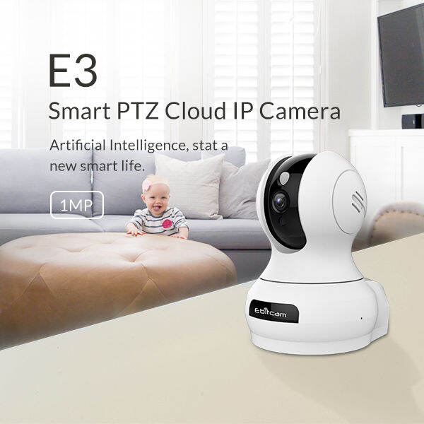 กล้องวงจรปิด cctv มีไวไฟ Wifi IP CAMERA EBITCAM รุ่น E3 1080 P (AI) | Lazada.co.th