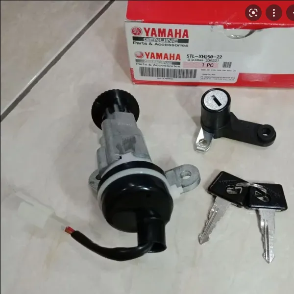 ORIGINAL YAMAHA KEY IGNITION SET / MAIN SWITCH STEERING LOCK SUB ASSY ...