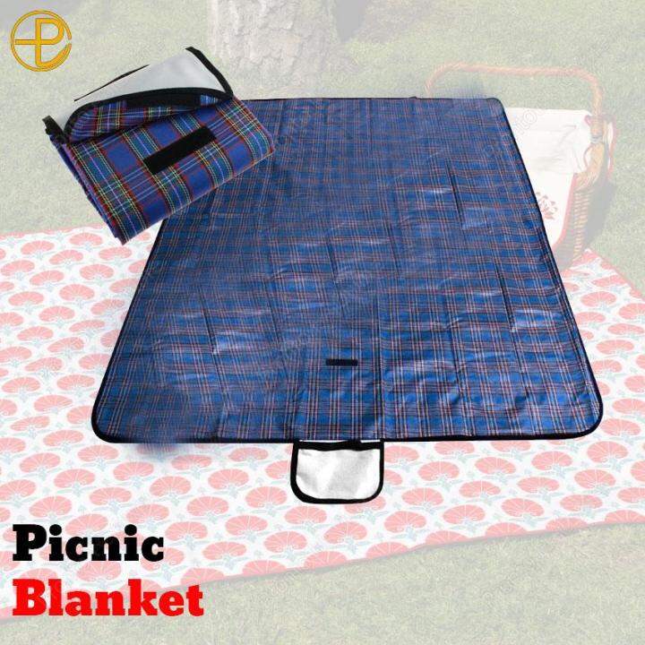 Picnic Blanket (Blue) | Lazada PH