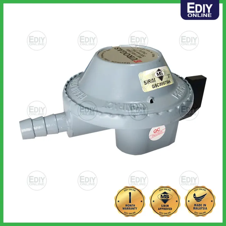 SIRIM EUROGAS / HOMELUX HL-558N LPG MILLENNIUM ( LOW PRESSURE ) DAPUR GAS COOKER STOVE REGULATOR ...