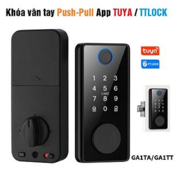 Khoá vân tay cao cấp đóng mở tự động App TUYA / TTLOCK | Lazada.vn