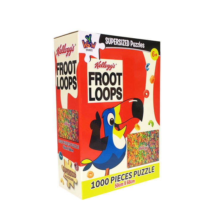 [คูปองลดเพิ่ม] Ywow Supersize Puzzle Kellogg Froot Loop ของเล่น จิ๊กซอ ...