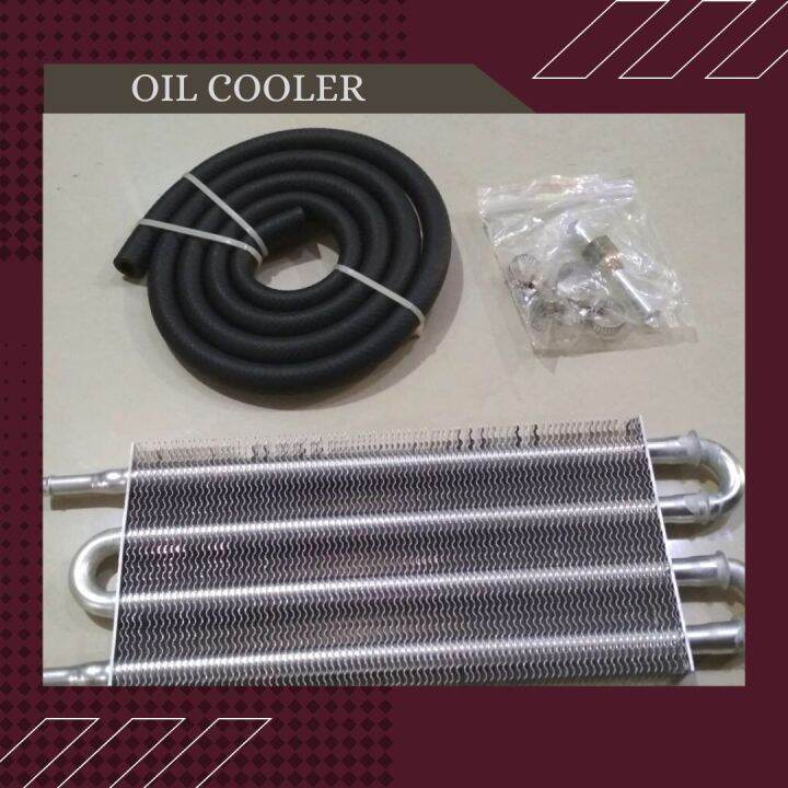 Oil Cooler Matic 5 Row (Hitam) | Lazada Indonesia