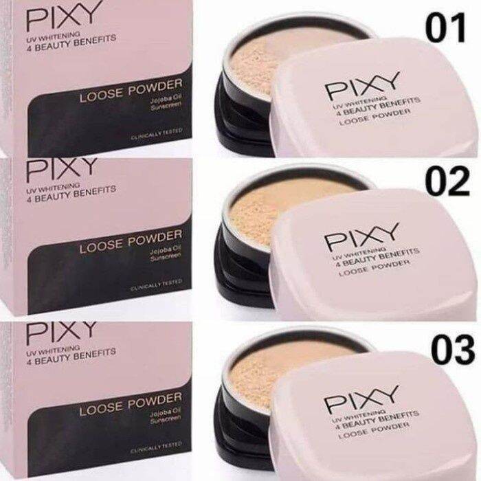 PIXY UV Whitening Loose Powder | Bedak Tabur UVW 4 Benefit | Lazada ...
