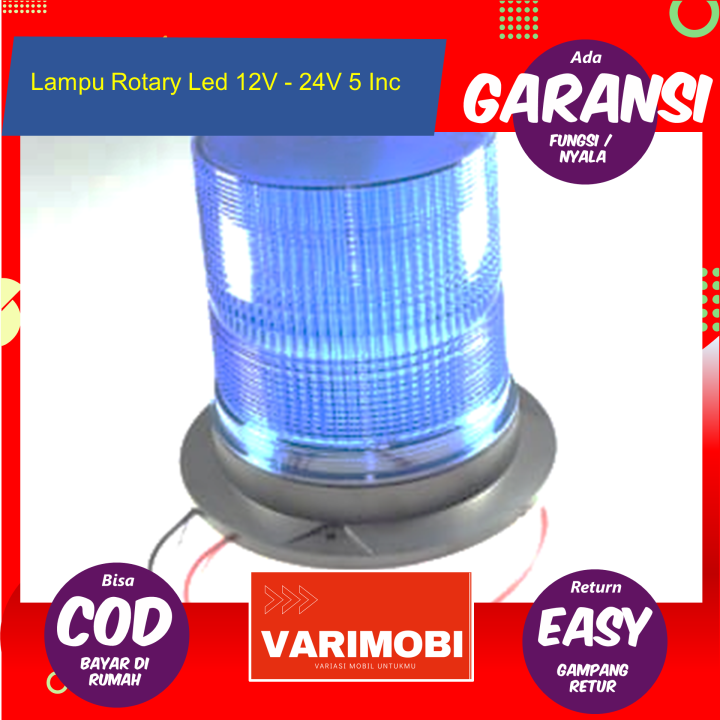 Lampu Rotary Led 12V - 24V 5 Inc | Lazada Indonesia