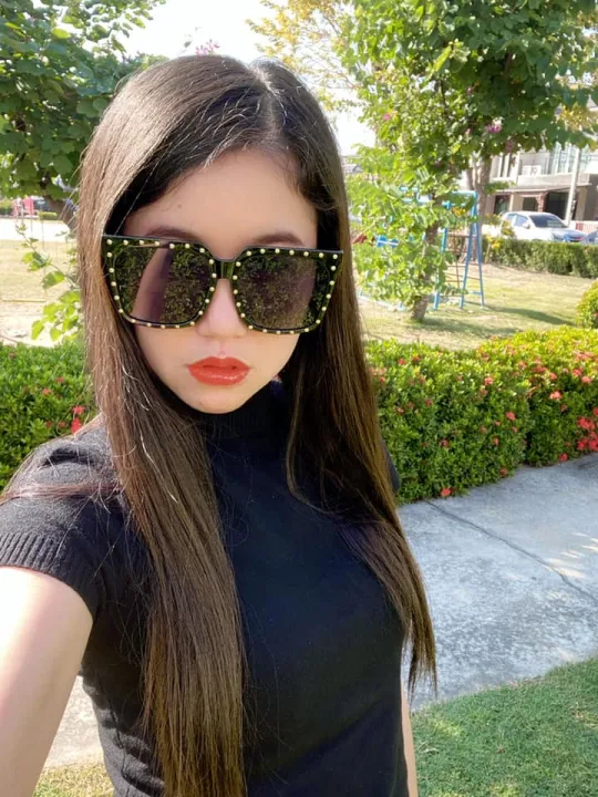 แว่นกันแดด ร้าน ANNNI แว่นตาแฟชั่น ทรงสี่เหลี่ยม มาใหม่ กัน UVA และ UVB ...