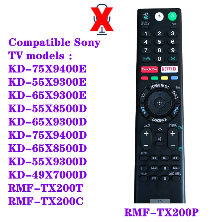 รีโมทคอนลทีวีหลอดไฟโปรเจ็คเตอร์สำหรับทีวีSony RMT-TZ300A RMF-TX200P RMF ...