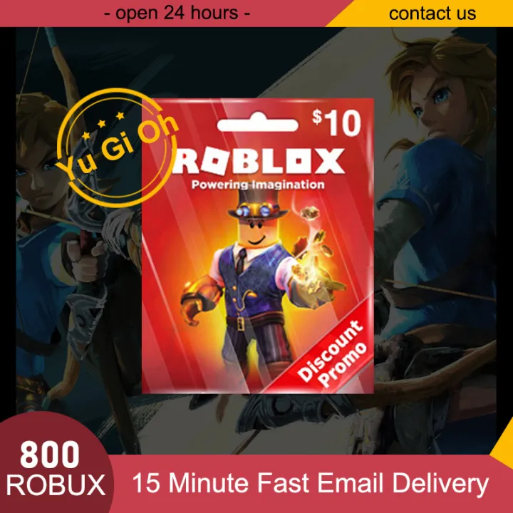 Roblox 10 USD Gift Card-800Robux-Quick Email Delivery | Lazada PH