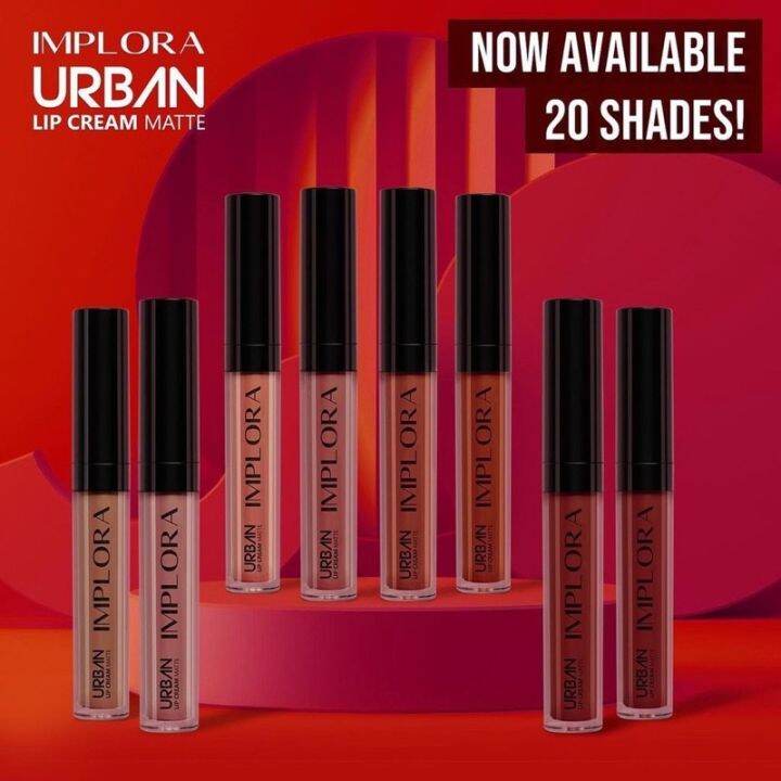 IMPLORA URBAN LIP CREAM MATTE - Implora Lip Velvet | Lazada Indonesia