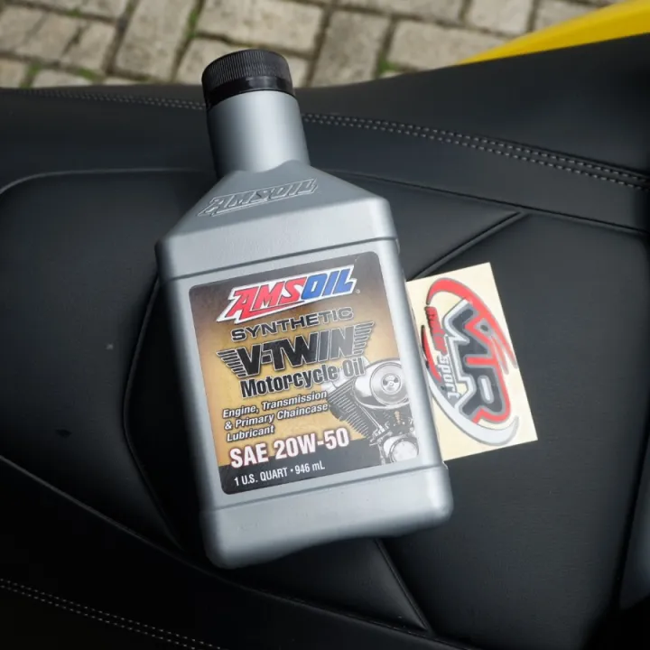 oli harley davidson amsoil sae 20w-50 | Lazada Indonesia