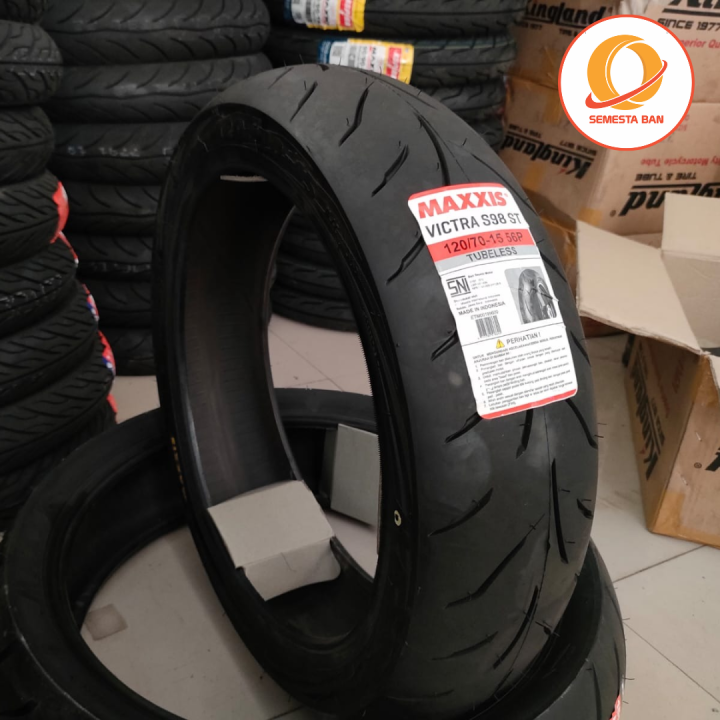 BAN LUAR MOTOR MAXXIS VICTRA S98 ST UKURAN 120/70-15 TUBELESS | Lazada ...