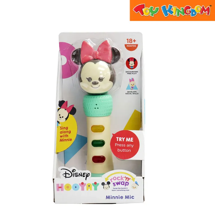 Disney Hooyay Rock 'n Swap Minnie Mouse Sing-Along Microphone | Lazada PH