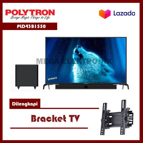 Polytron PLD43B1550 LED TV Dilengkapi Bracket TV - KHUSUS JABODETABEK ...