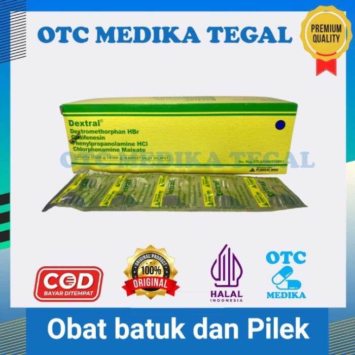 Dextral kaplet 1 strip obat batuk dan pilek | Lazada Indonesia