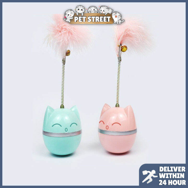 Tumbler Cat Chaser Toy Self Entertain Unstoppable Cat Interactive Toys ...