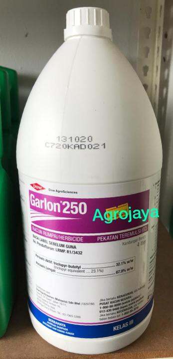 Herbicide & Racun Rumpai Garlon 250 4L 杀树剂 / 杀草剂 | Lazada