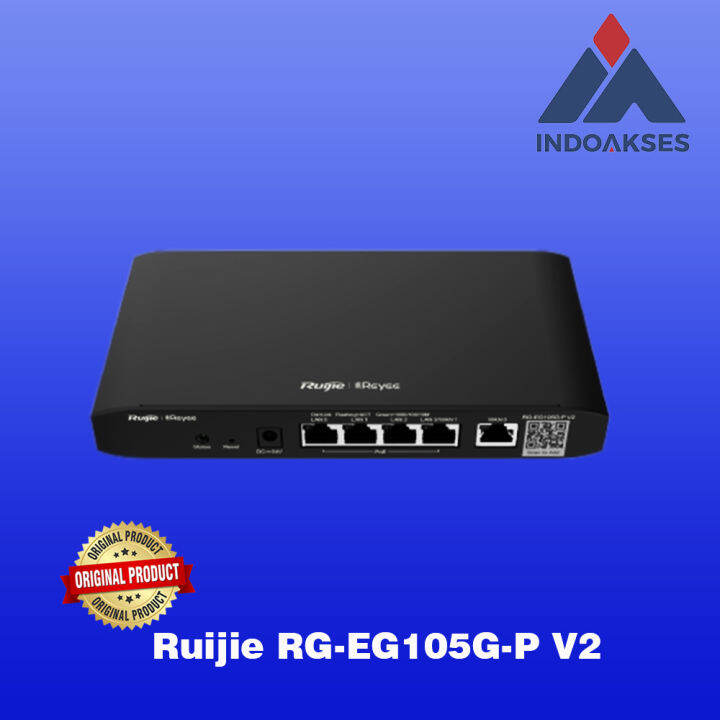 Ruijie Reyee RG-EG105G-P V2 Cloud Managed PoE Router | Lazada Indonesia
