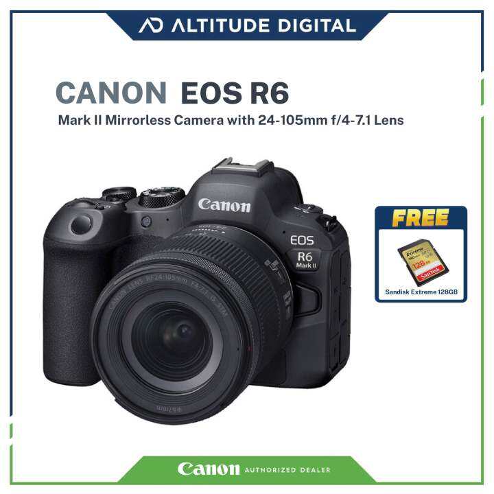 Canon EOS R6 Mark II RF24-105mm IS STM (5GHz) with free 128GB Sandisk ...