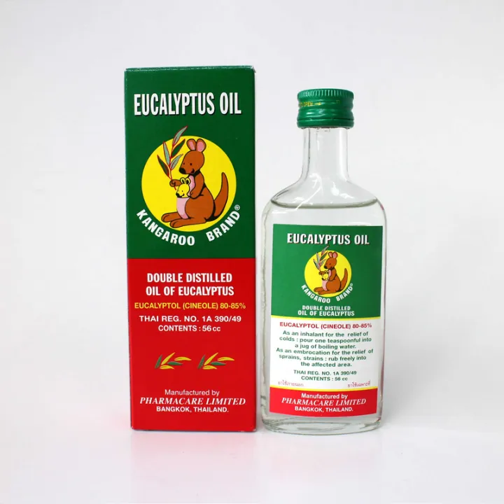 Kangaroo Brand Eucalyptus Oil For Relief of Nasal Congestion and Muscle ...