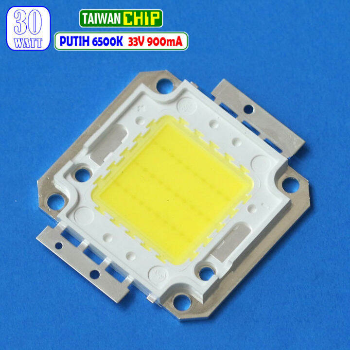 HPL 30W 6000K 6500K LED Putih Sorot Tembak PJU 3000Lm Taiwan 30mil ...