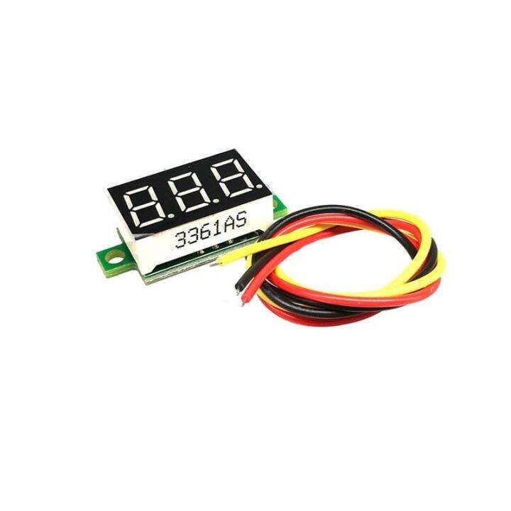 Dc 0 100v Led Panel Digital Voltmeter Mini 3 Wire 0 36 Inch Accurate Lazada Indonesia