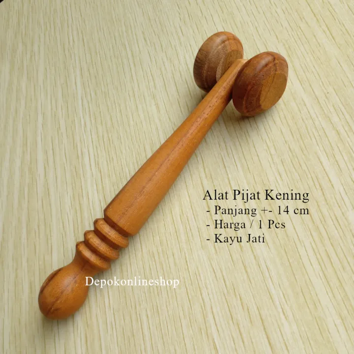 Alat Pijat Roller Kening Kayu Pijit Refleksi Roll Pijet Terapi Rol ...