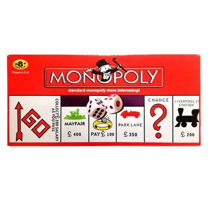 Monopoly Classic Board Game Red | Lazada PH
