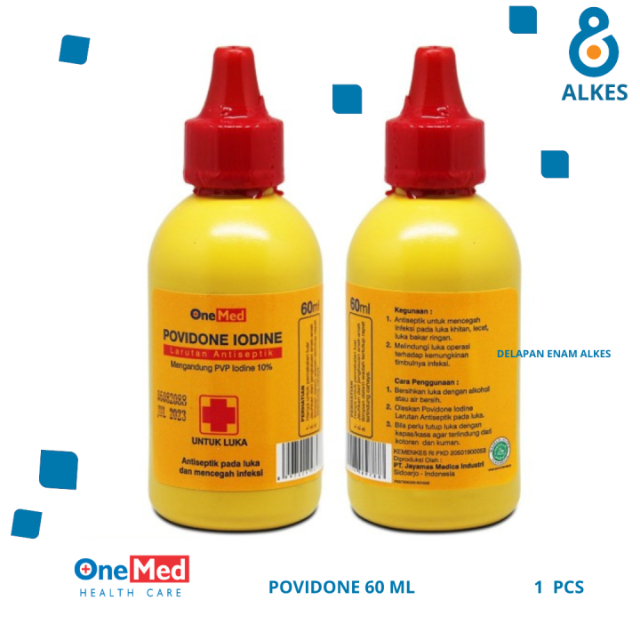 Onemed Obat Merah Untuk Luka povidone iodine 60 ml Antiseptik | Lazada ...