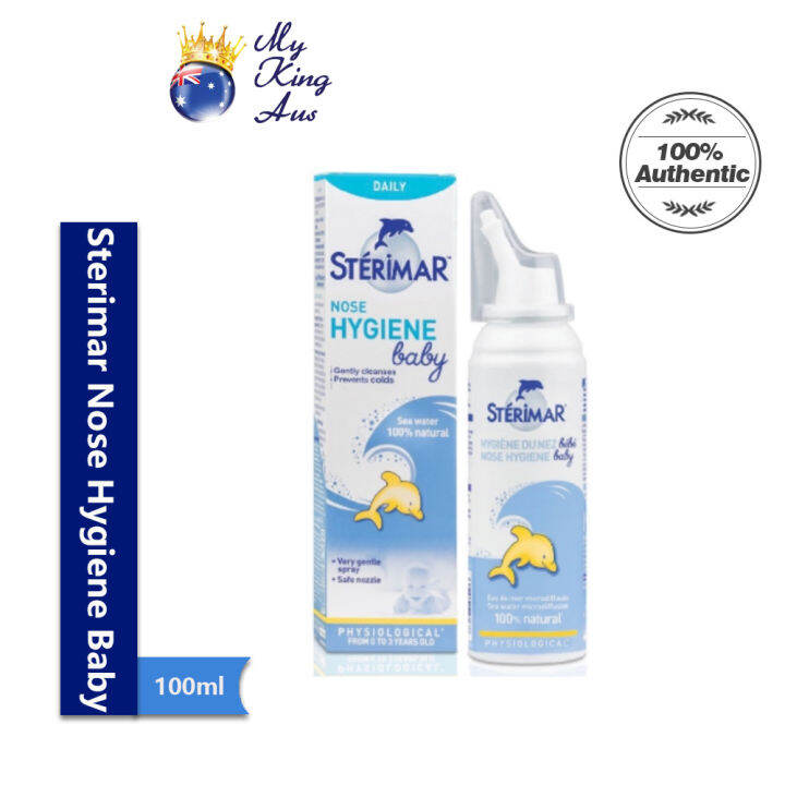 Sterimar Nose Hygiene Baby 100ml Gently Cleanses Prevents Colds for 0-3 ...