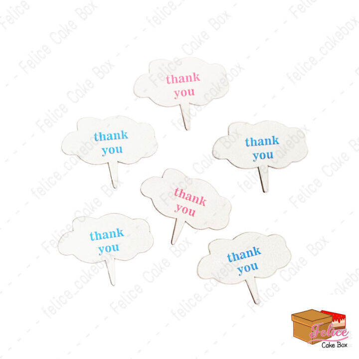 10 pcs | CLOUD CAKE TOPPER / LABEL ATAS KUE / TOPPER KUE BENTUK AWAN ...