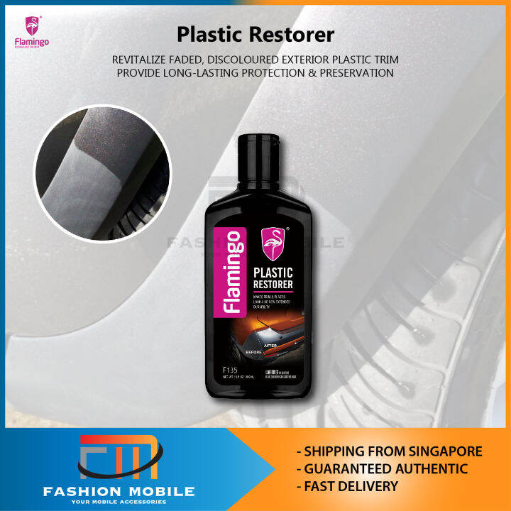 Flamingo Plastic Restorer 300ML Car Care Exterior Plastic Trim Restorer ...