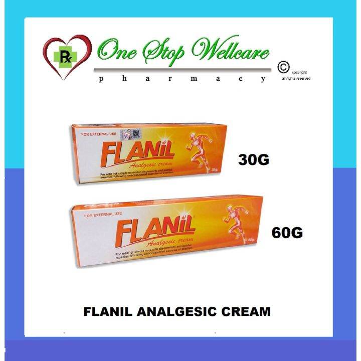 FLANIL ANALGESIC CREAM 30G/60G | Lazada