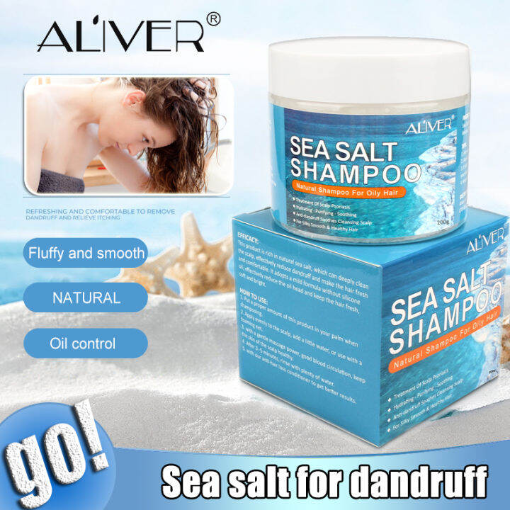 Sea Salt Anti-Dandruff Shampoo For dandruff and scalp treatment Fast ...