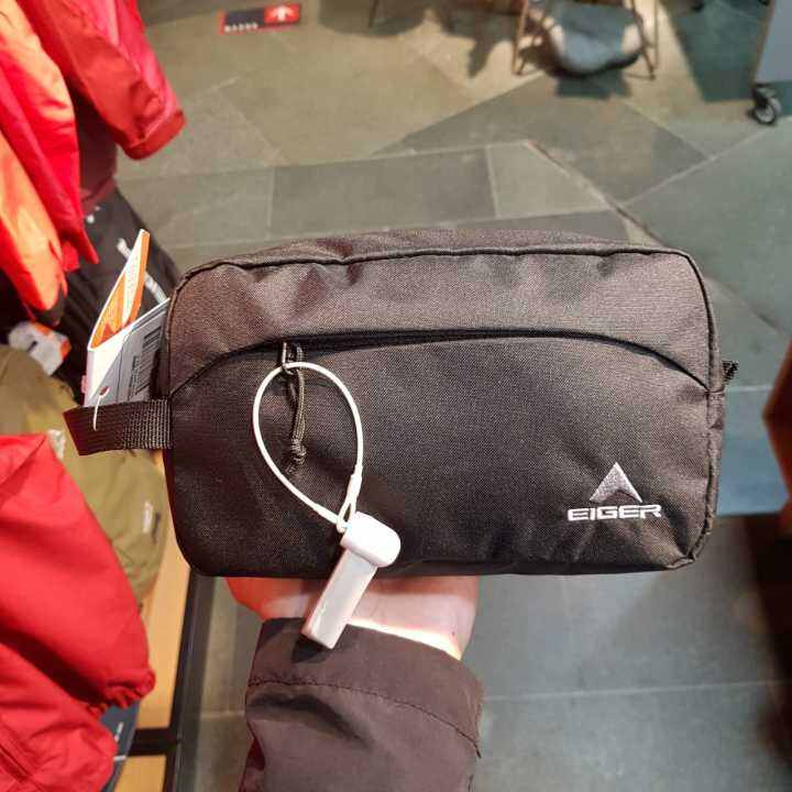 Handbag Eiger Observe Dopp Kit - Hitam | Lazada Indonesia