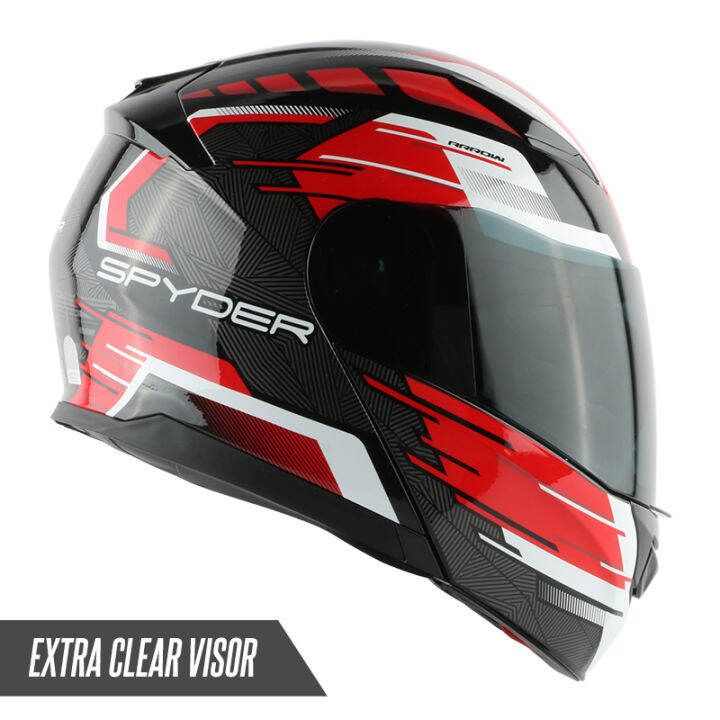 Spyder Modular Helmet with Dual Visor ARROW GD S9 (FREE Clear Visor ...
