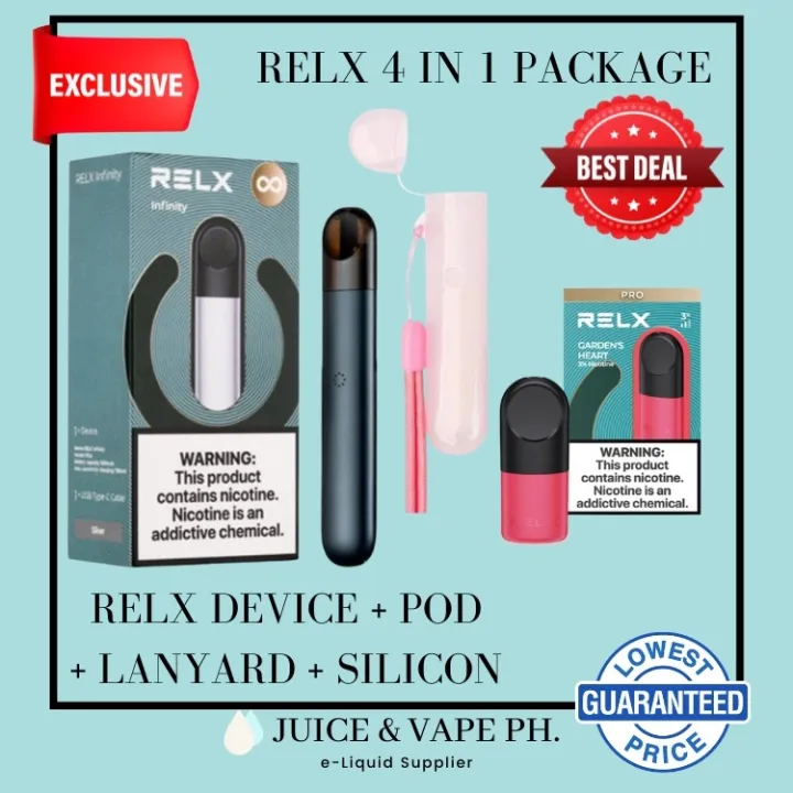 selling 𝐂𝐎𝐃 RELX Device 1 pod (English Packaging) New Legit Sealed ...